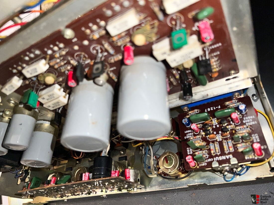 Recapped 1972 Sansui AU-555A Integrated amp Amplifier Photo #5659994 ...