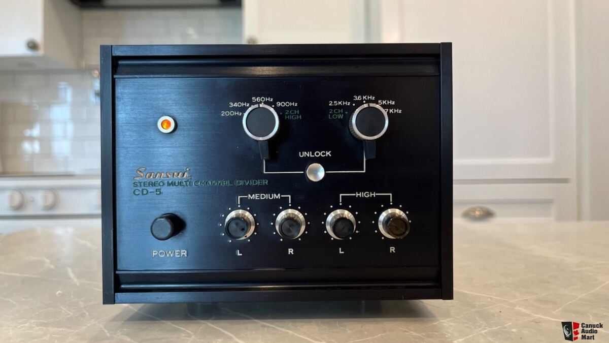 Sansui CD5 ELECTRONIC CROSSOVER perfect working, free canada shipping ...