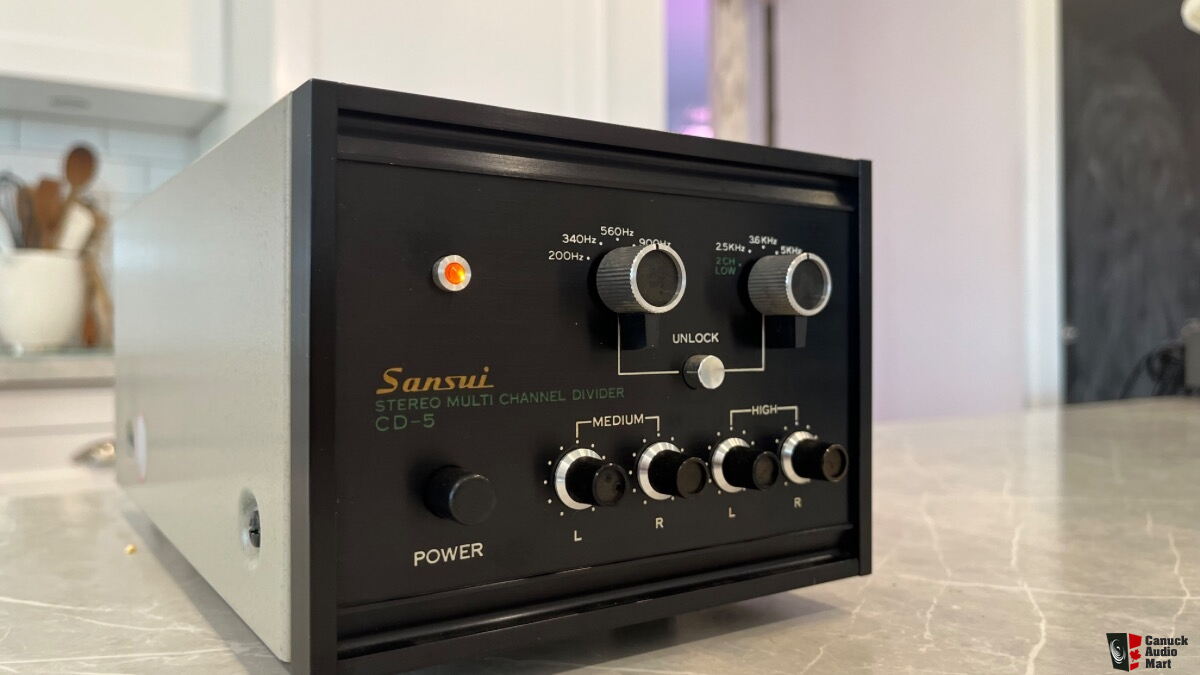 Sansui CD5 ELECTRONIC CROSSOVER perfect working, free canada shipping ...