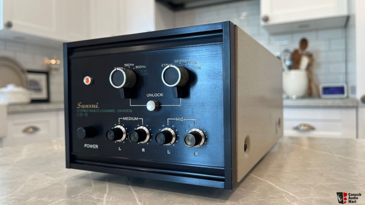 Sansui CD5 ELECTRONIC CROSSOVER perfect working, free canada shipping ...