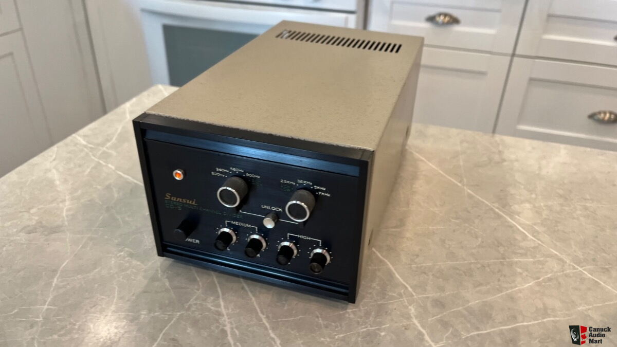 Sansui CD5 ELECTRONIC CROSSOVER perfect working, free canada shipping ...