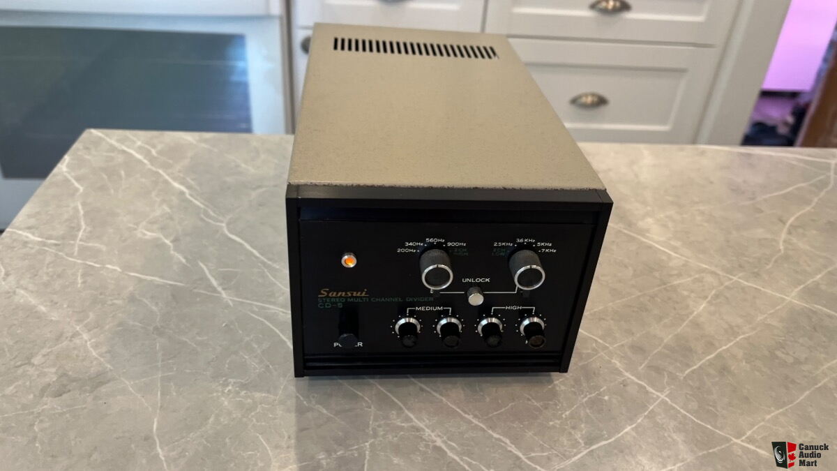 Sansui CD5 ELECTRONIC CROSSOVER perfect working, free canada shipping ...