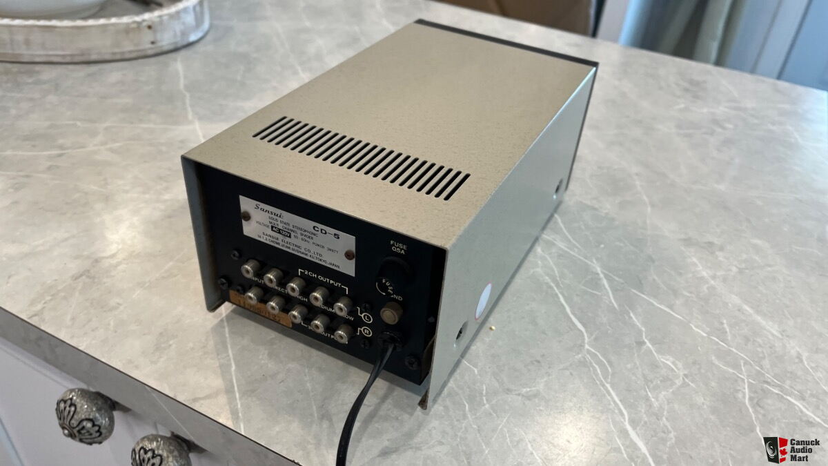 Sansui CD5 ELECTRONIC CROSSOVER perfect working, free canada shipping ...