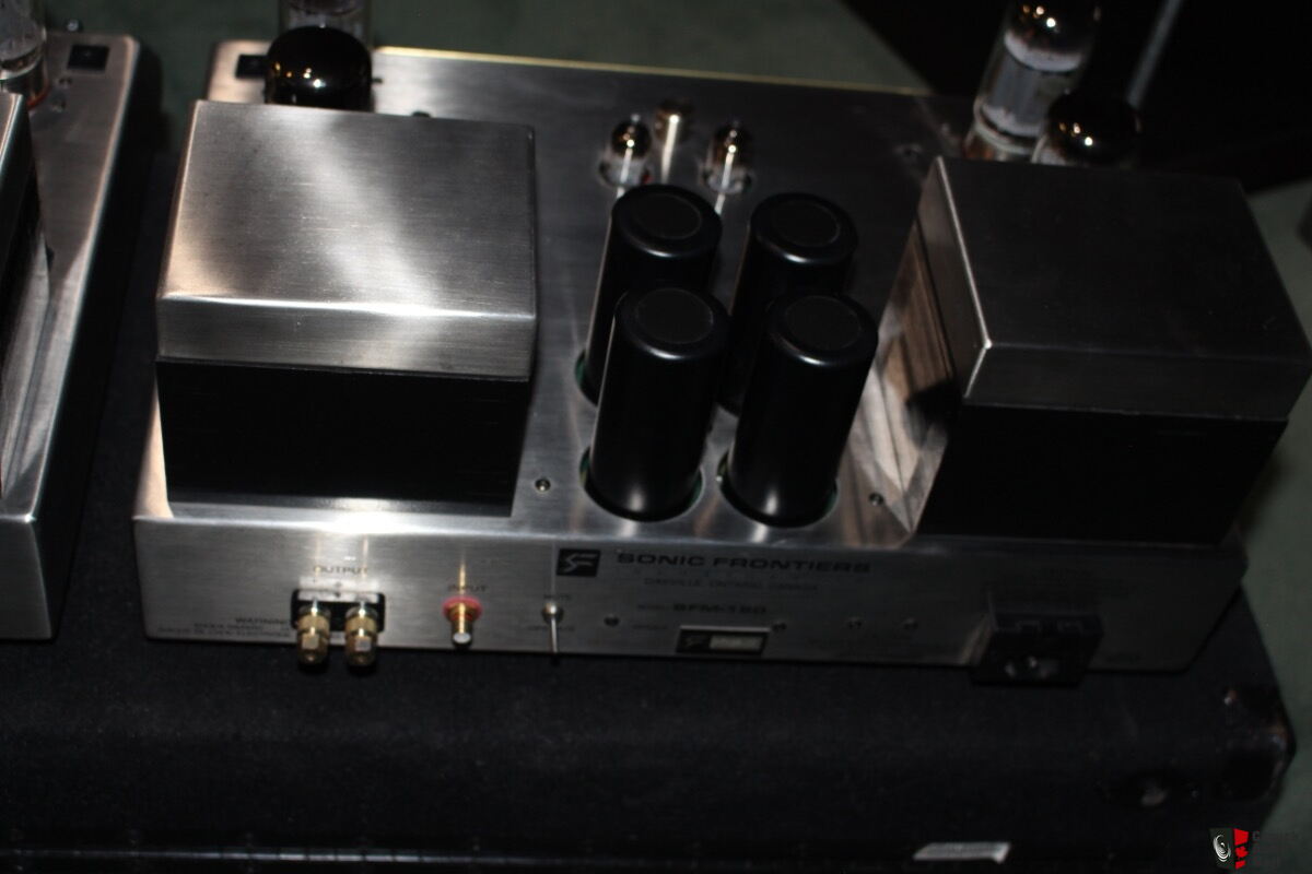 Sonic Frontiers SFM-160 Mono Tube Amplifiers With 4 Siemens E188CC SQ ...