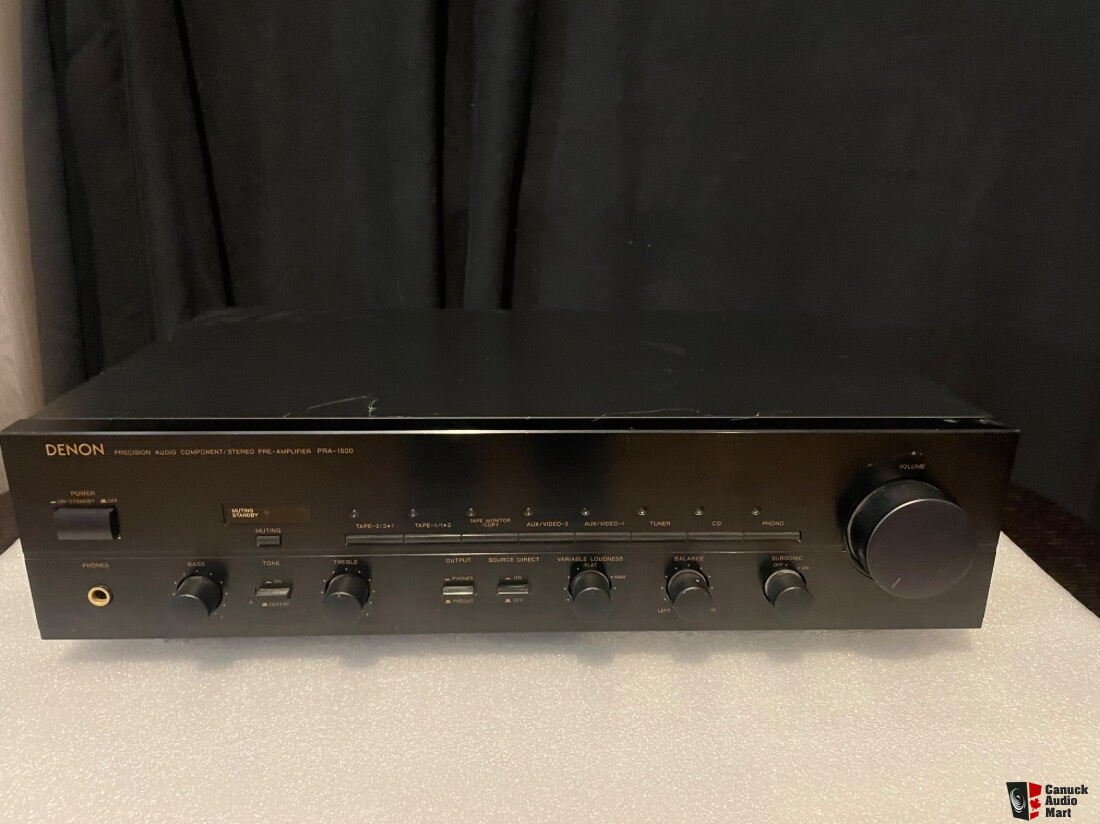 Denon PRA 1500 Stereo Preamp For Sale - US Audio Mart