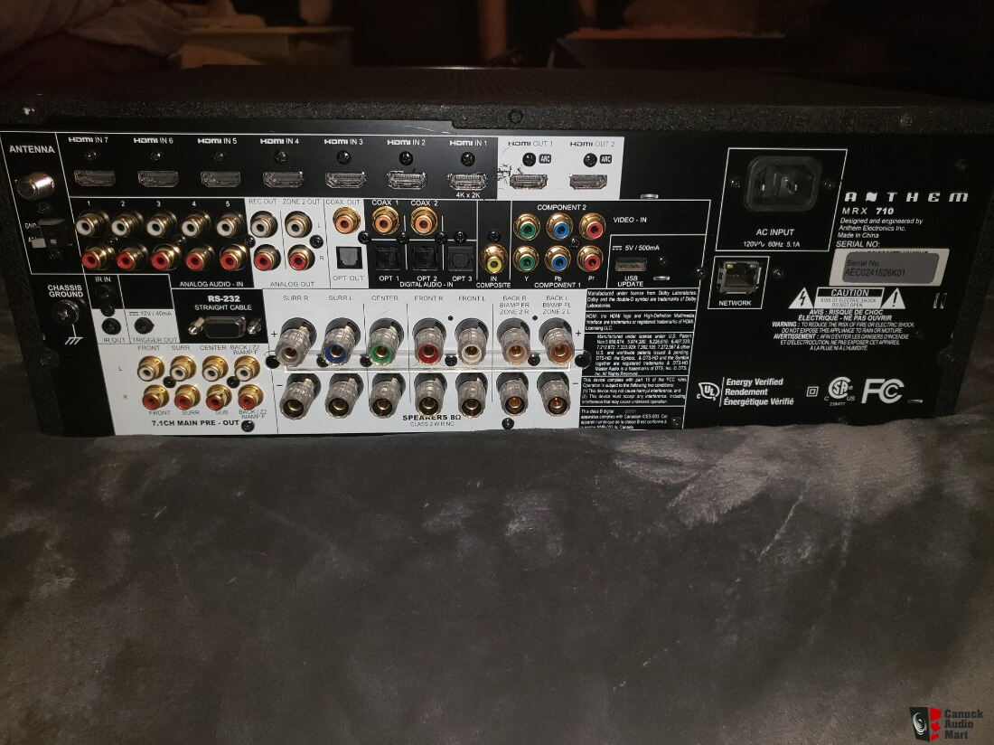 Anthem MRX 710 Photo #5669567 - Canuck Audio Mart