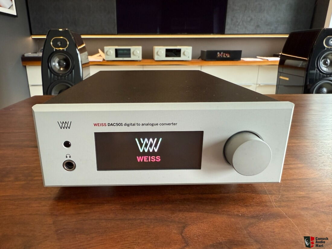 Weiss Dac 501 DAC - Headphone Amp - Roon Ready- Swiss Made - Incredible ...