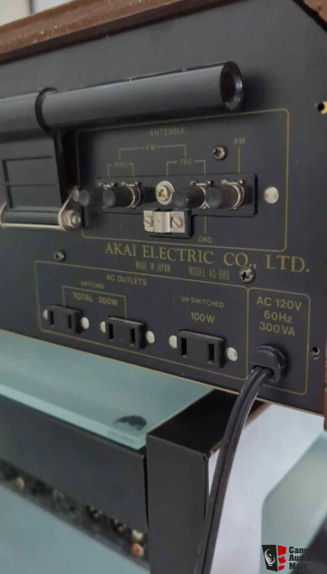 Akai AS-980 totl receiver Photo #5673427 - Canuck Audio Mart