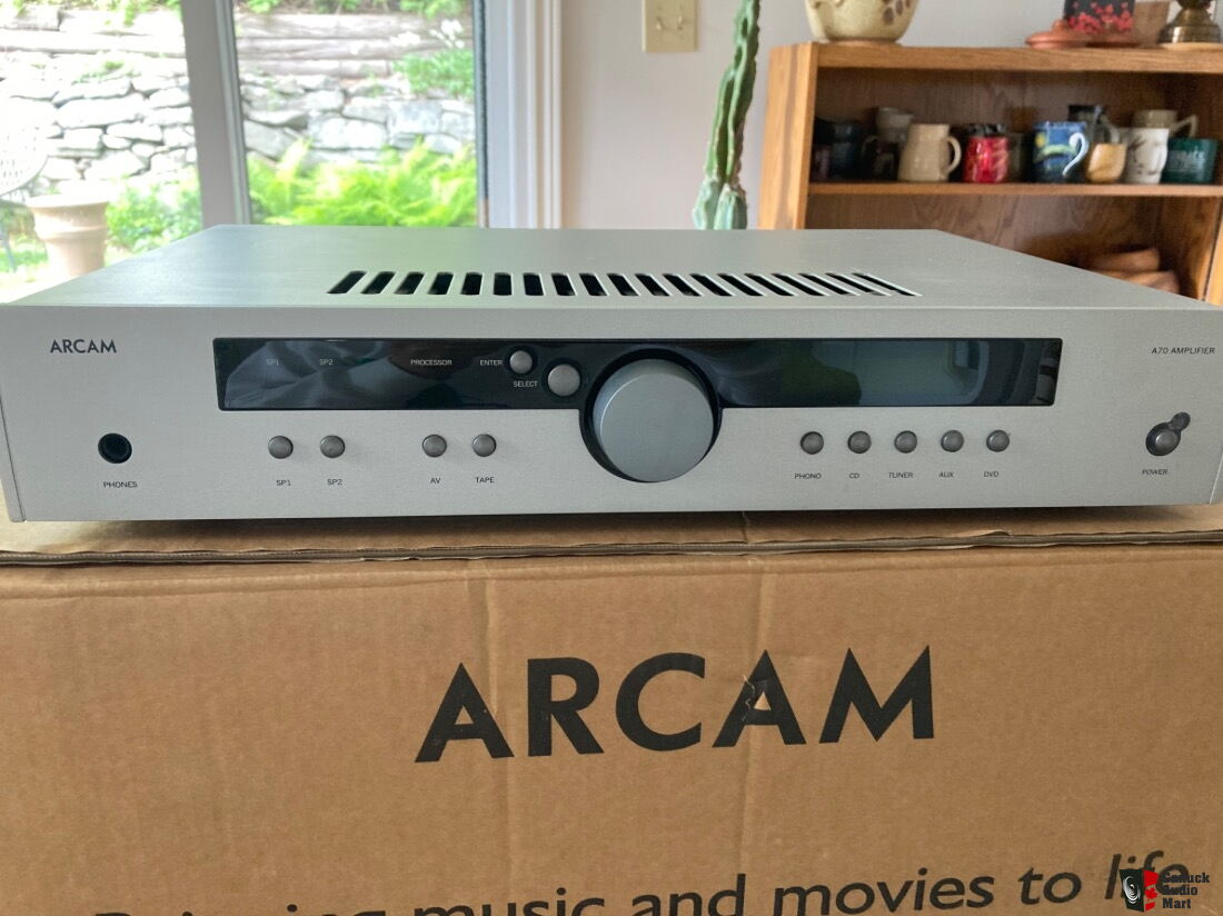 Arcam A70 Amplifier: Boxed with Manual and shared Remote (Arcam T61 ...