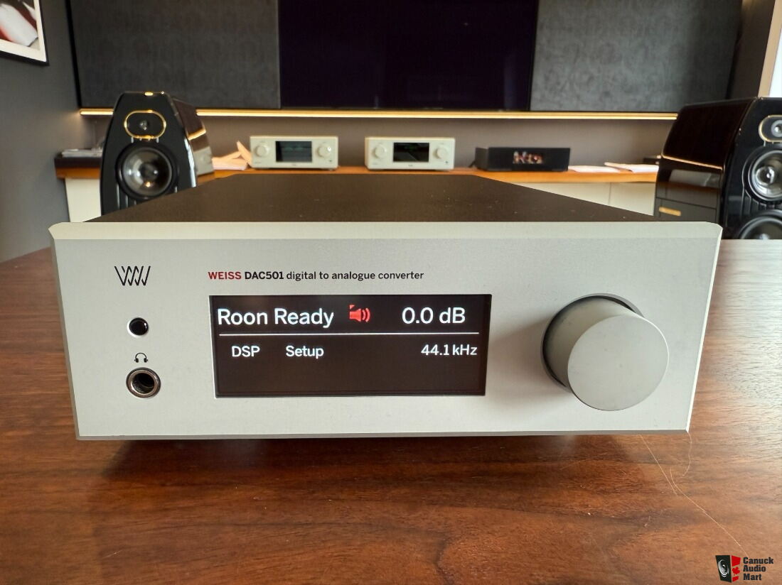 Weiss Dac 501 DAC - Headphone Amp - Roon Ready- Swiss Made - Incredible ...