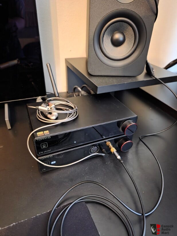 Topping E70 Velvet L70 DAC/Amp stack For Sale - Canuck Audio Mart