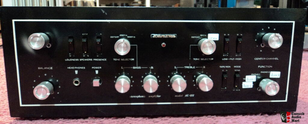 Sansui Au-111 Tube Amplifier / Preamp Highest Quality Restoration RARE ...