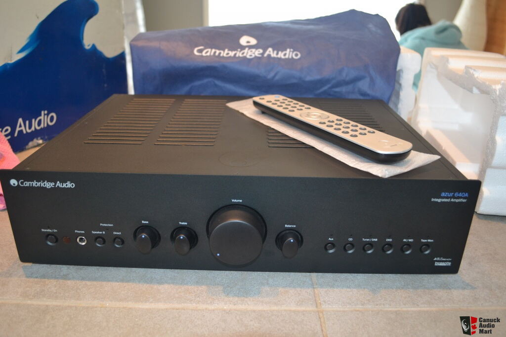 Cambridge Azur 640a V2 integrated amplifier Black (sold to Liva) Photo ...