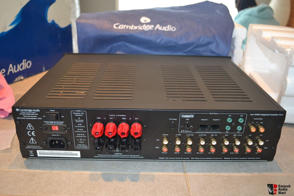 Cambridge Azur 640a V2 integrated amplifier Black (sold to Liva) Photo ...