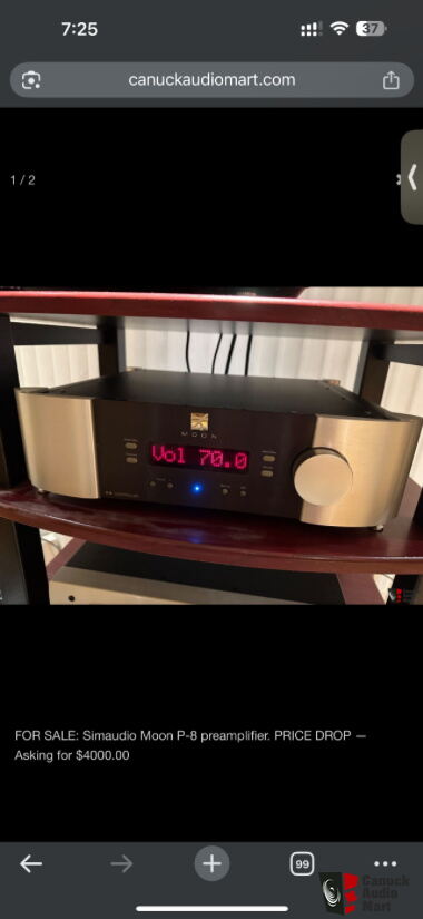 Simaudio Moon P-8 Preamplifier Wanted - Canuck Audio Mart