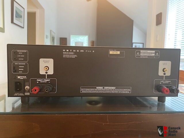 Anthem pva 2 Amplifier Photo #5681781 - Canuck Audio Mart