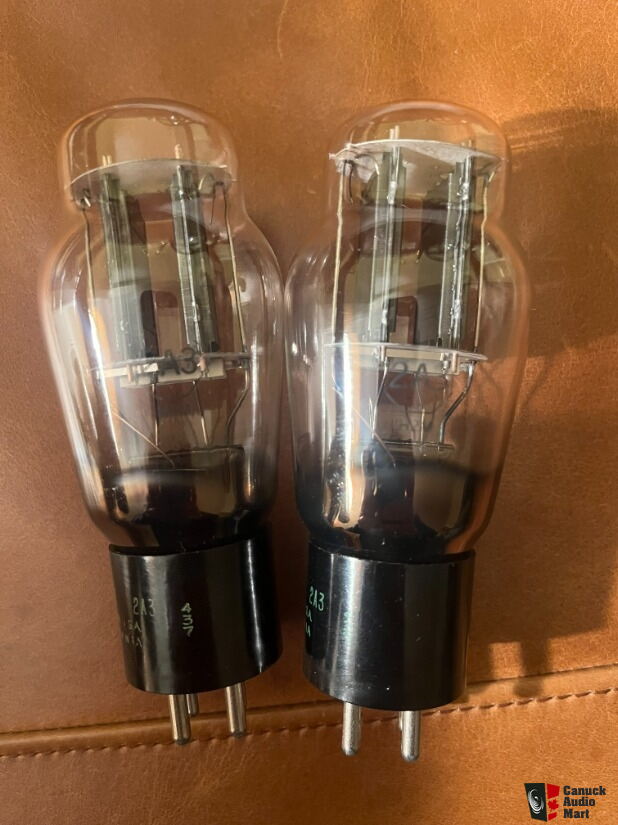 Pair of Matched 2A3 Sylvania Dual Flat Plates Tubes Photo #5685851 ...