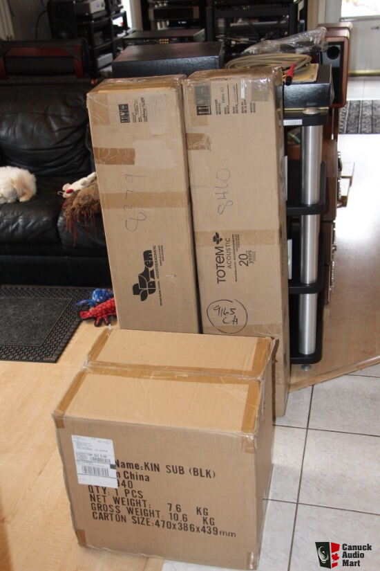 Totem Tribe III On-Wall speakers and KIN sub Photo #5688862 - Canuck ...