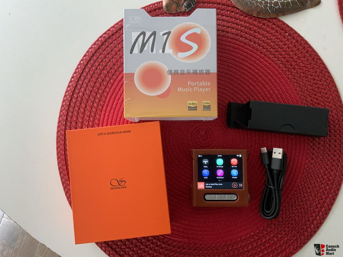 Shanling M1S DAP with leather case and 512G microSD card For Sale - US ...