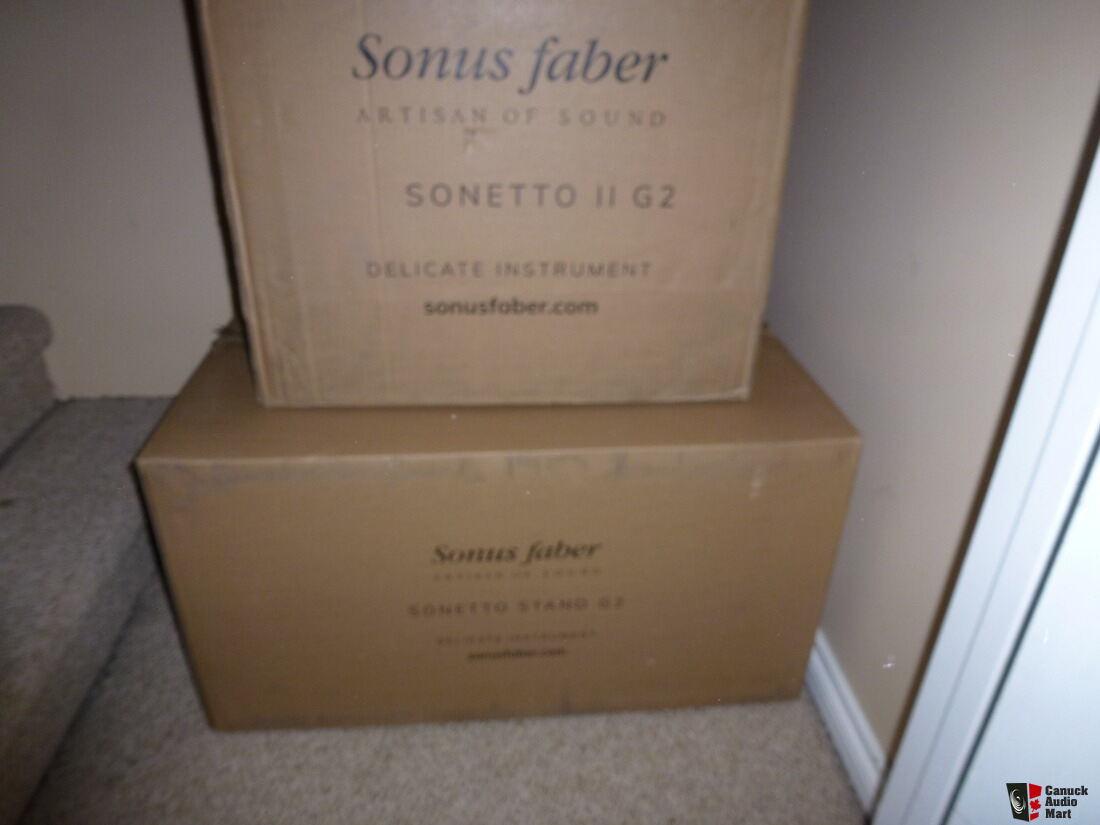 Sonus Faber Sonetto II G2 Photo #5691641 - Canuck Audio Mart