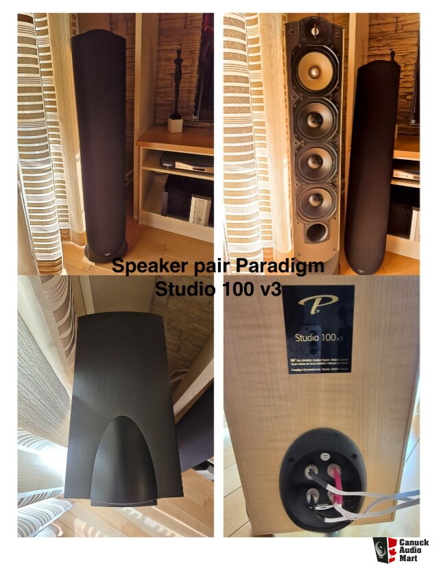Paradigm Home Theater Speaker System - Sycamore Finish For Sale ...