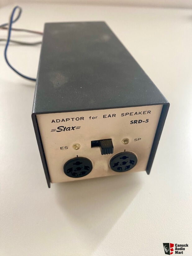 Stax SRD-5 headphone ear speaker adapter For Sale - Canuck Audio Mart