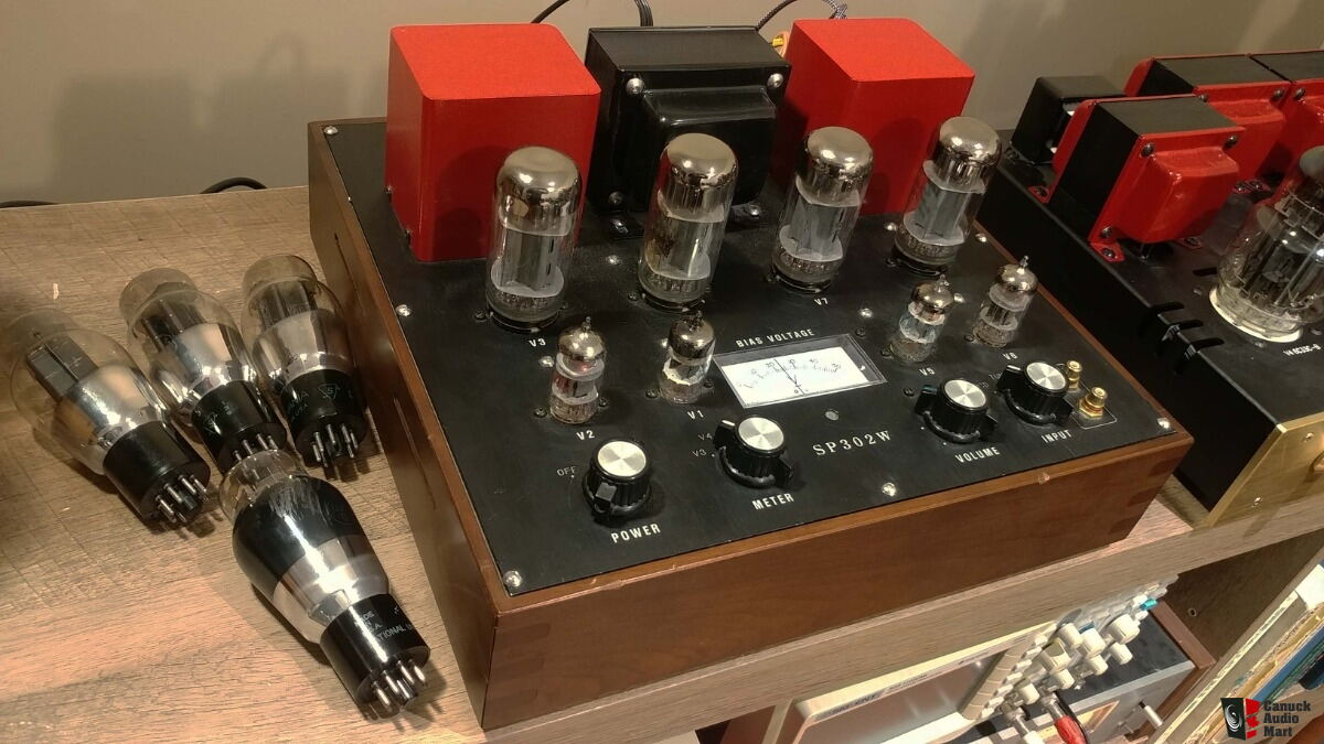 6B4G(2A3) / 6L6 interchangeable PP integrated amp SP-302W Photo ...