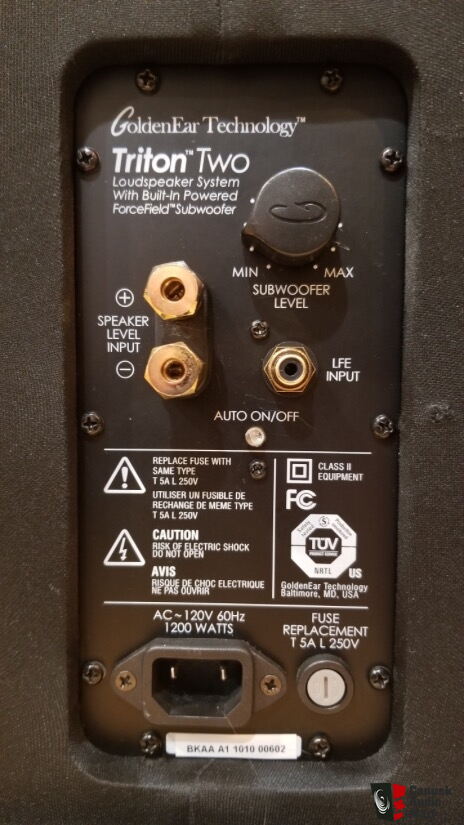 GoldenEar Triton Two Speakers Photo #5701293 - Canuck Audio Mart