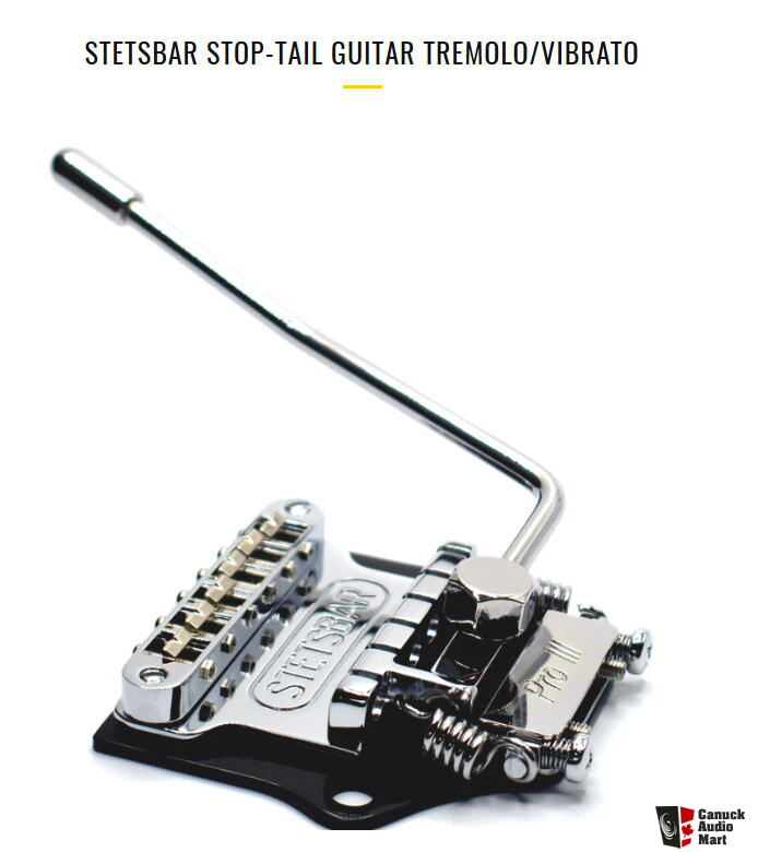 Stetsbar Stop-Tail Tremolo Bar For Sale - US Audio Mart