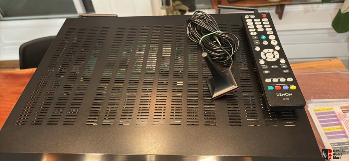 Denon AVR-X3800H Amplifier 8K 9.4 105 watts per Channel | Dolby Vision ...