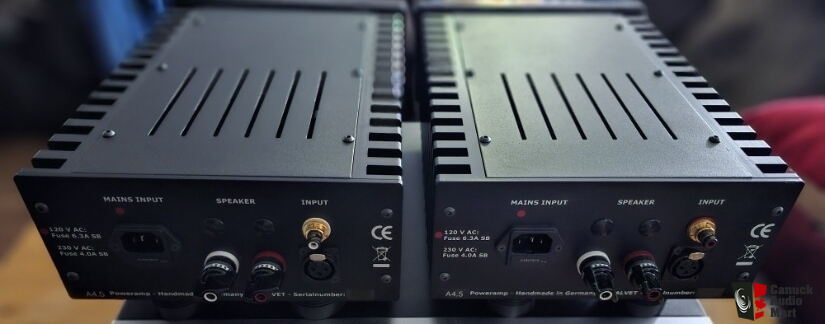 Valvet Audio A4.5 Mono Power Amplifiers (Handmade in Germany) Photo ...