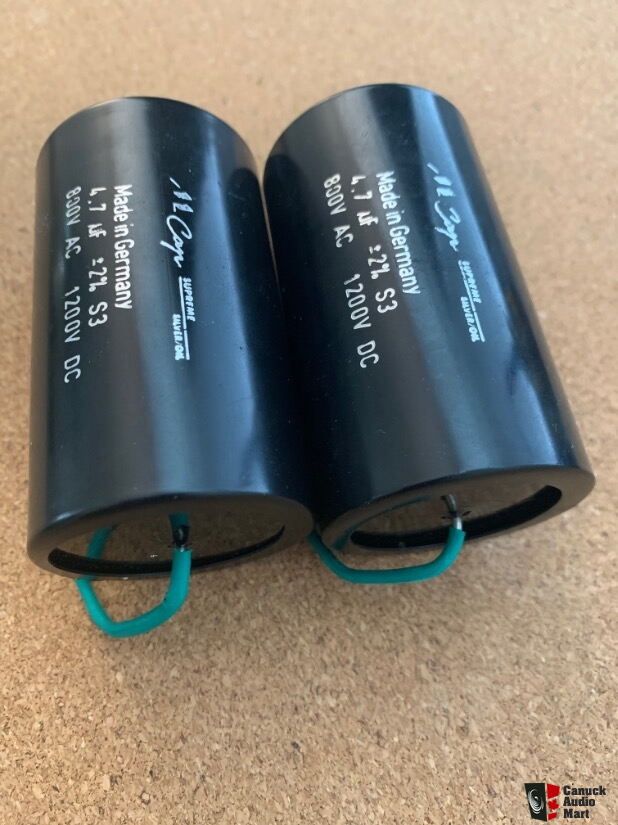 Mundorf MCap Supreme Silver/Oil 4.7uF High End Audio Capacitor For Sale ...