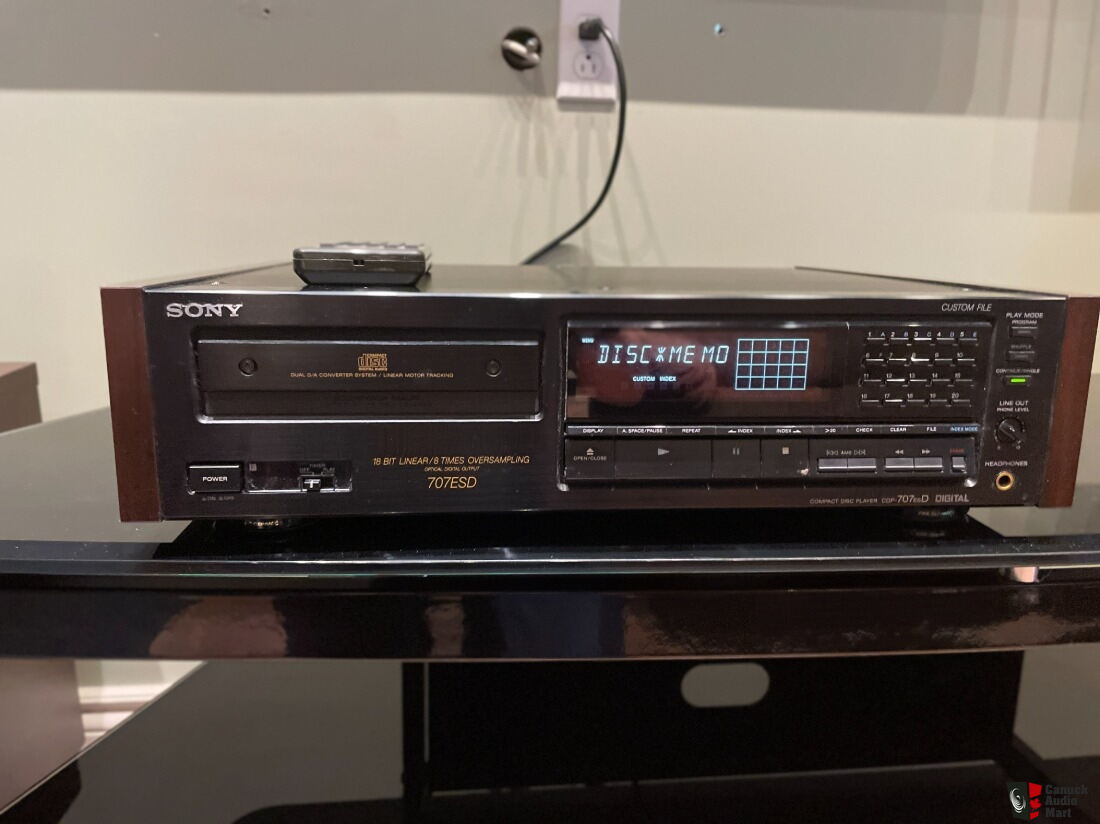 Sony Cdp-707 Esd reference Cd player (New Pricing!) Photo #5718475 ...