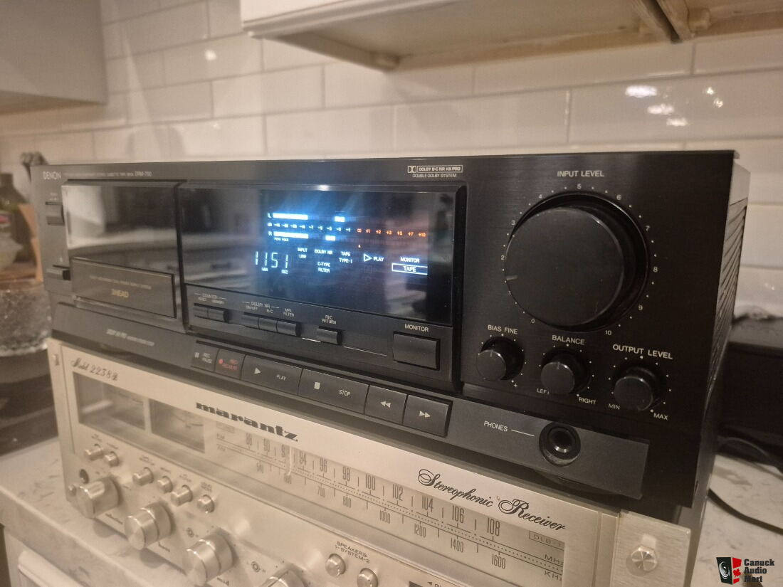 Denon DRM-700 3 head stereo cassette deck. Excellent! Free shipping ...