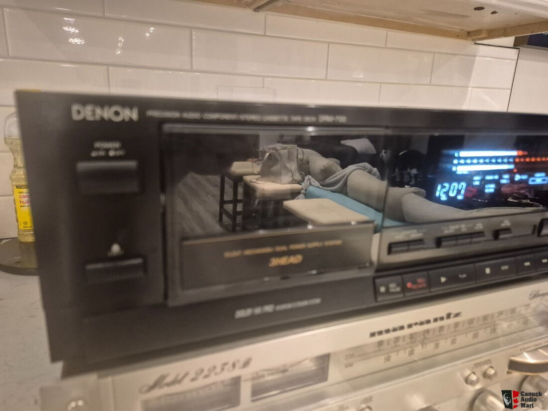 Denon DRM-700 3 head stereo cassette deck. Excellent! Free shipping ...