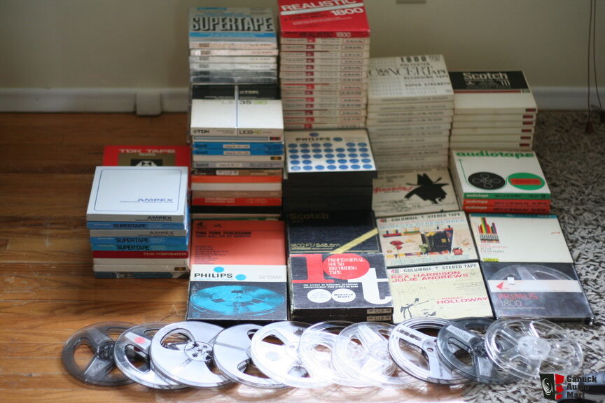 L@@K OVER 100 7 INCH REEL TO REEL TAPES L@@K Photo #572001 - Canuck ...