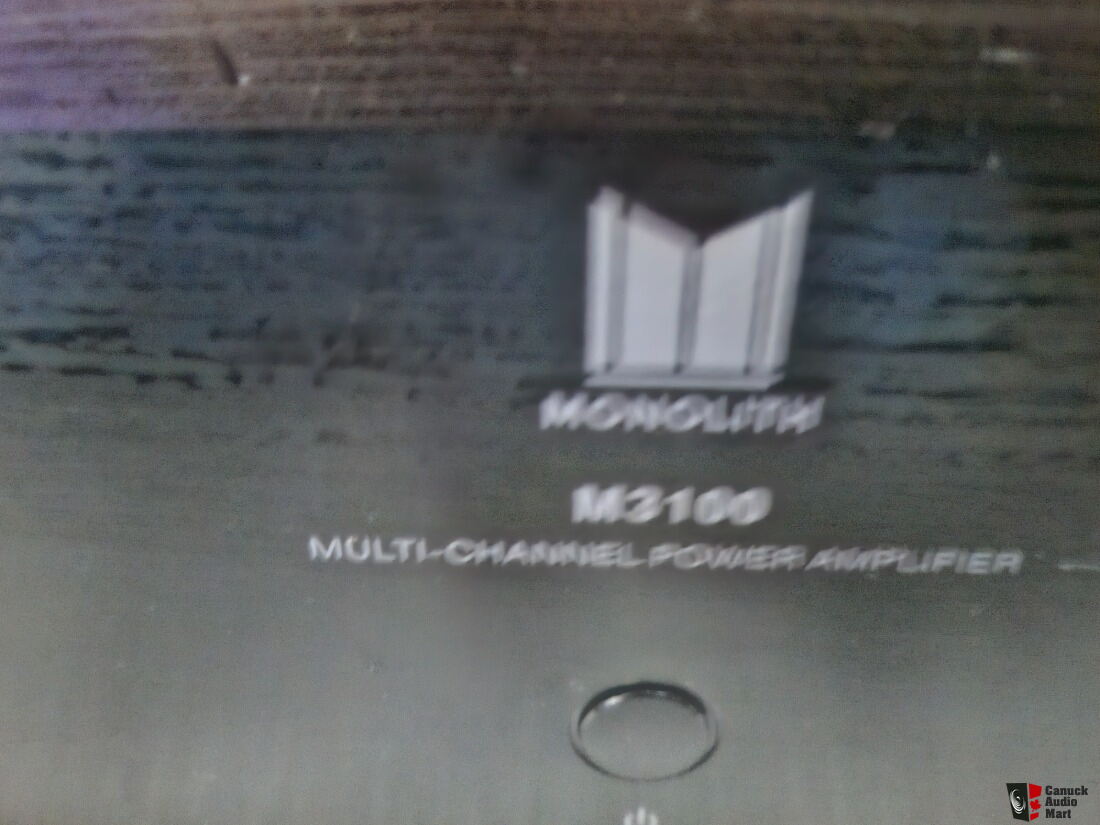 Monolith 3 channel. M3100 Photo #5720483 - Canuck Audio Mart
