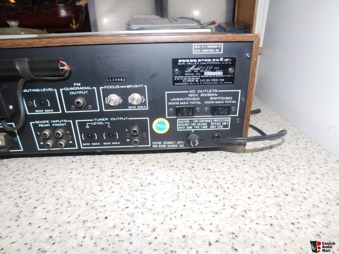 Marantz 150 Stereo AM FM Tuner With Manuals And Brochure Marantz ...