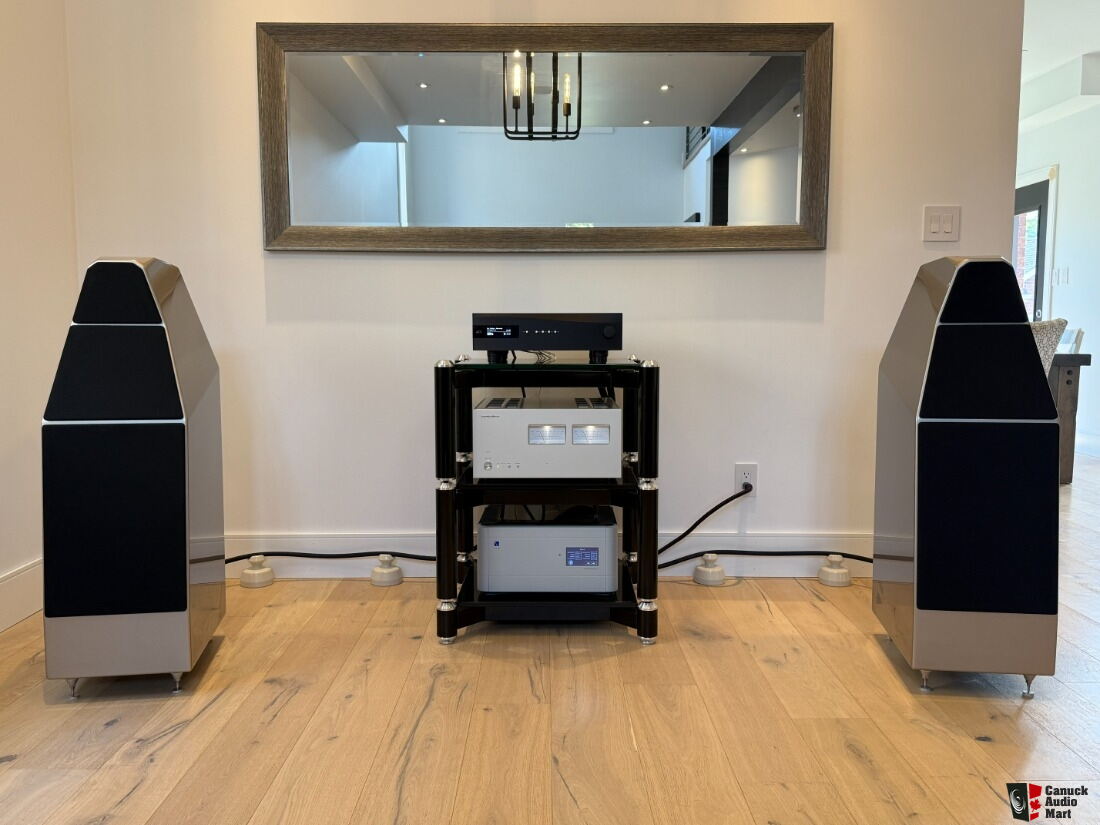Wilson Audio Yvette Desert Silver with Black Grilles -EXCELLENT ...