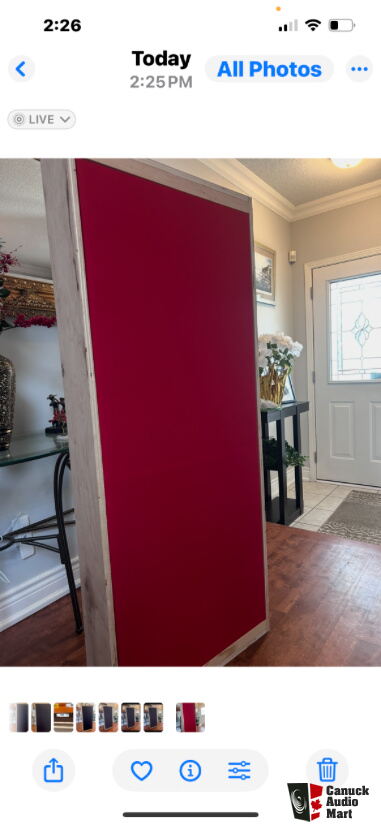 Custom Standing Acoustic Panels finished on both sides Photo #5720529 ...