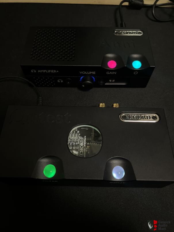 CHORD Electronics Qutest DAC + Anni Amp pair For Sale - US Audio Mart