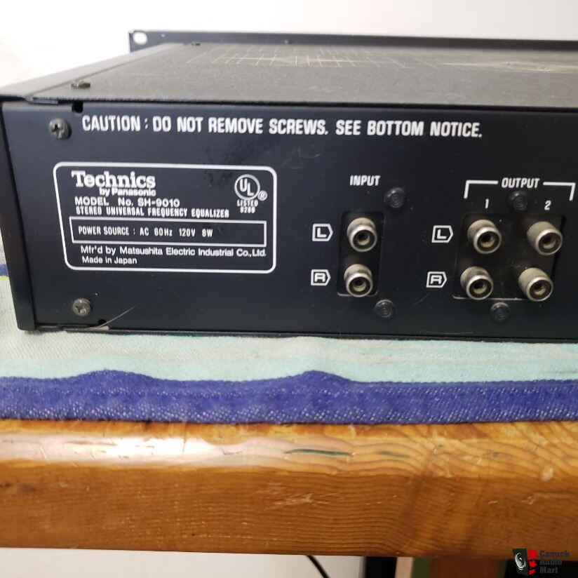 Technics SH-9010 Parametric Equalizer - vintage Slimline series -Tested ...