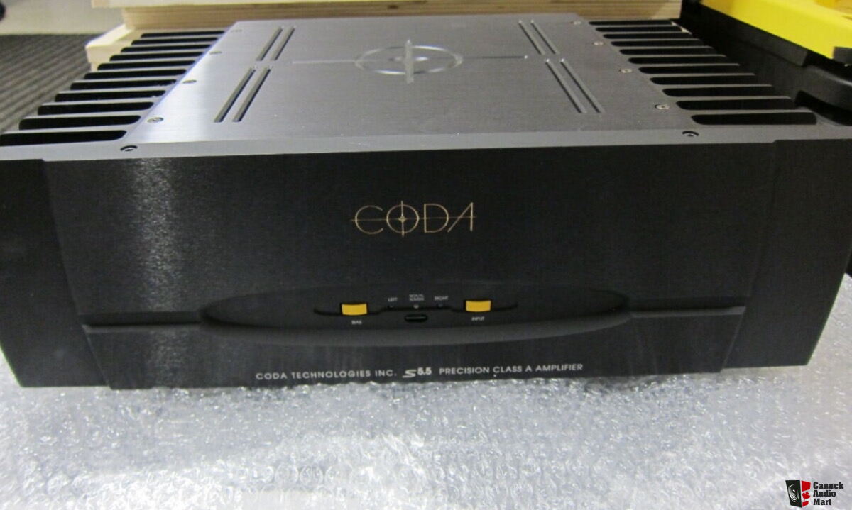 CODA S5.5 Class A Stereo Amplifier For Sale - US Audio Mart