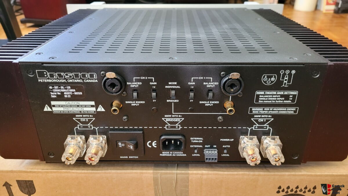 Bryston 4B SST stereo amplifier Photo #5724829 - Canuck Audio Mart