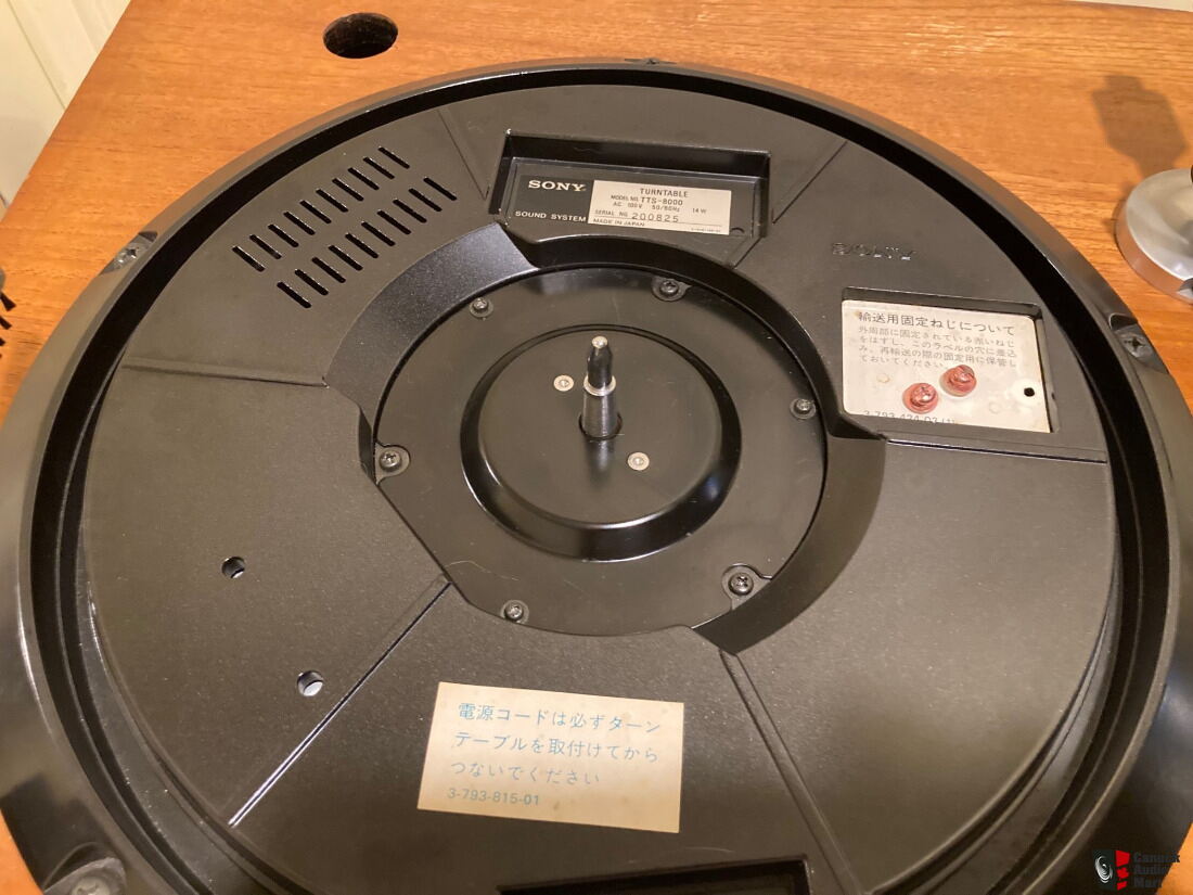 SONY TTS-8000 top model turntable Photo #5725433 - Canuck Audio Mart