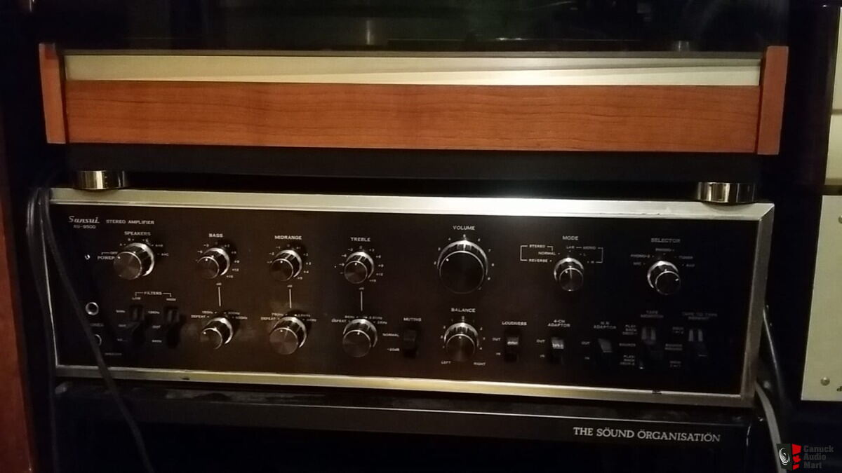 Sansui AU-9500, Top of the line amplifier, the best of Sansui Photo ...