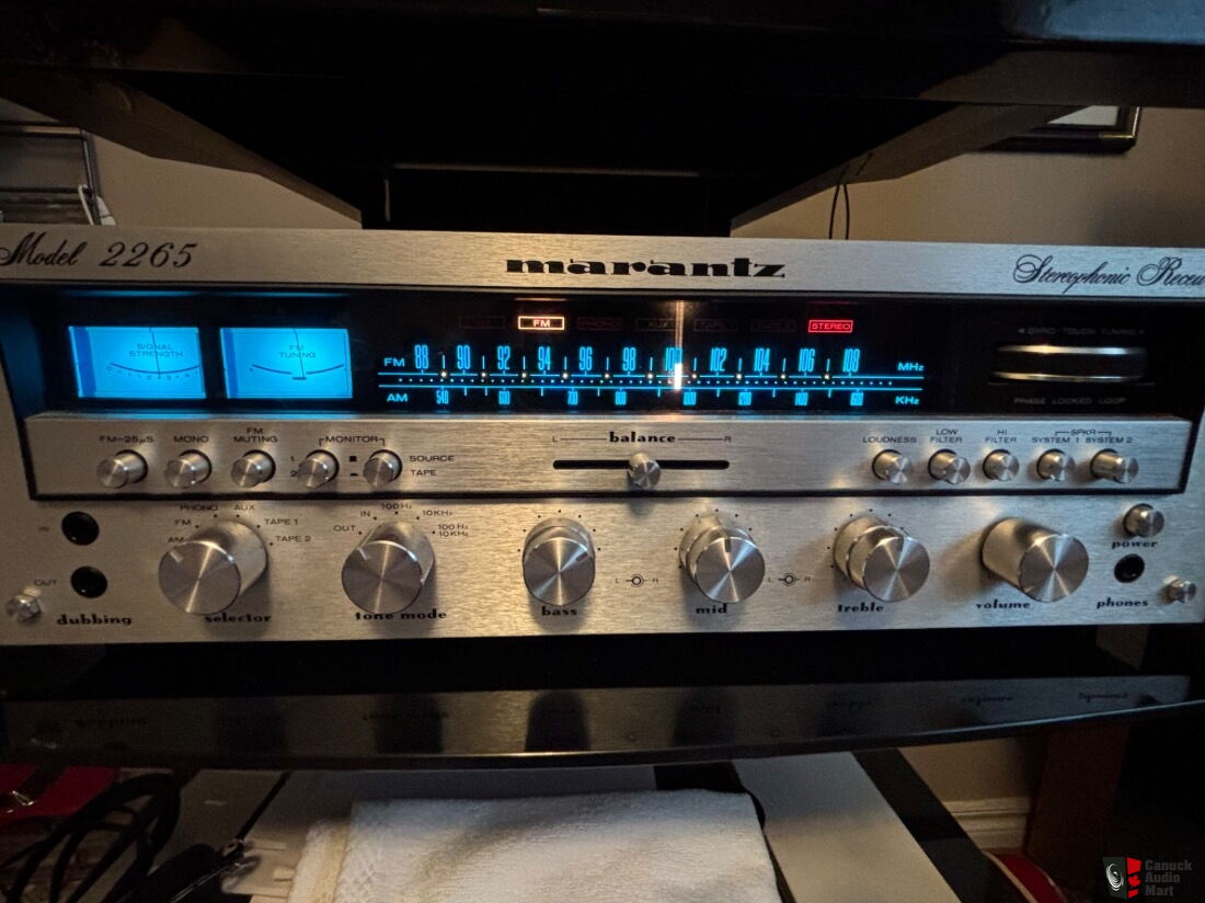 Marantz 2265 Stereo Receiver Fully Restored For Sale - Canuck Audio Mart