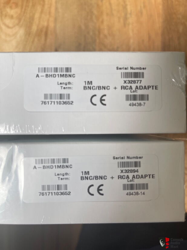 Nordost Blue Heaven digital interconnect BNC/BNC and RCA adapter 1 M ...