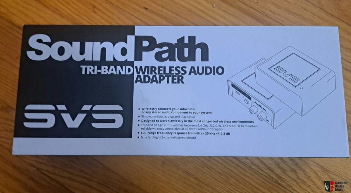 SoundPath SVS TRI-BAND Wireless Audio Adapter For Sale - Canuck Audio Mart