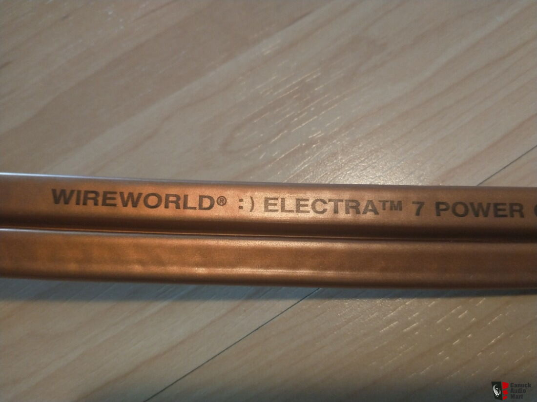 Wireworld Elektra 7 OCC Power Cable For Sale - US Audio Mart
